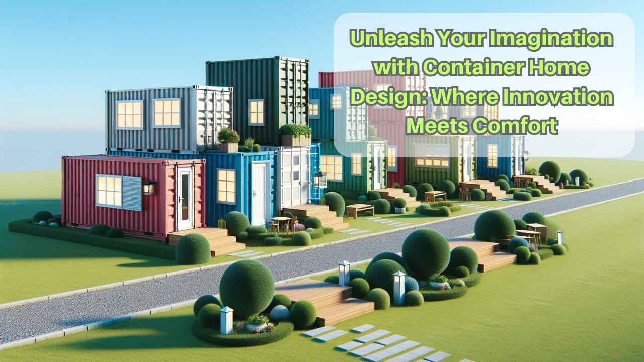 Unleash Your Imagination with Container Home Design: Where Innovation ...