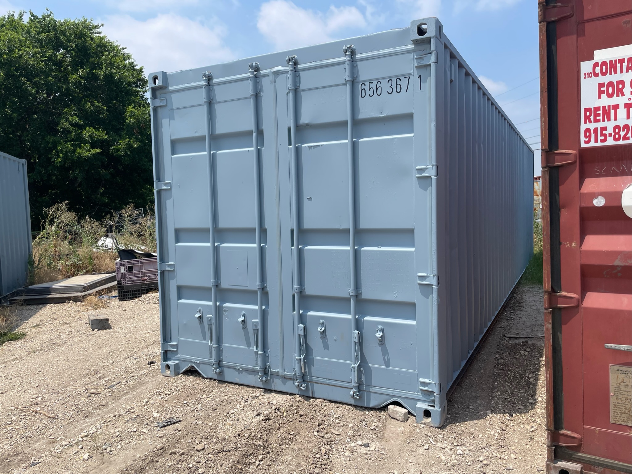 6563671 Painted Standard 30’ Storage Container - Made to Order - Land ...