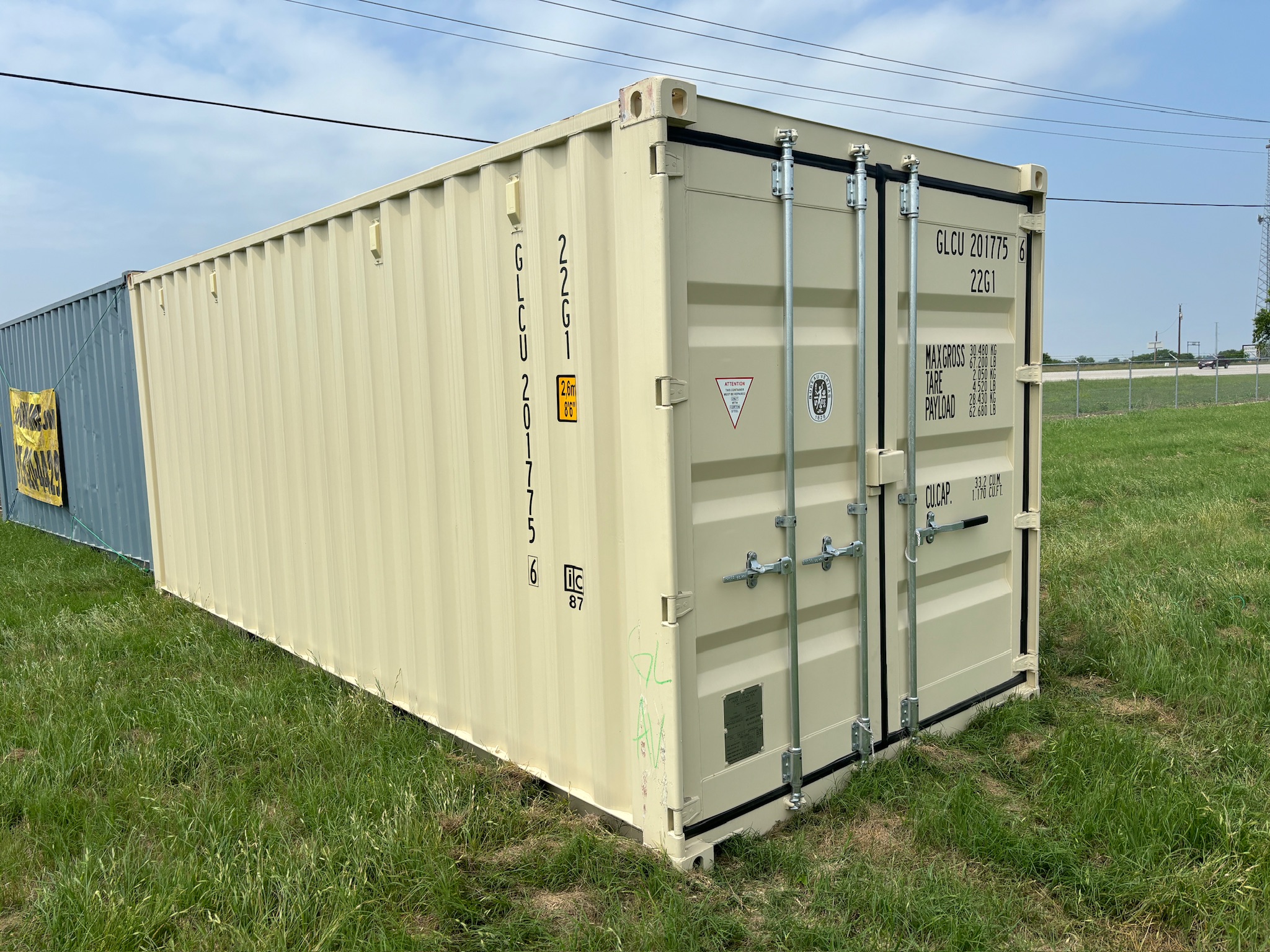 2017756 One-Trip 20’ Storage Container - Land Containers