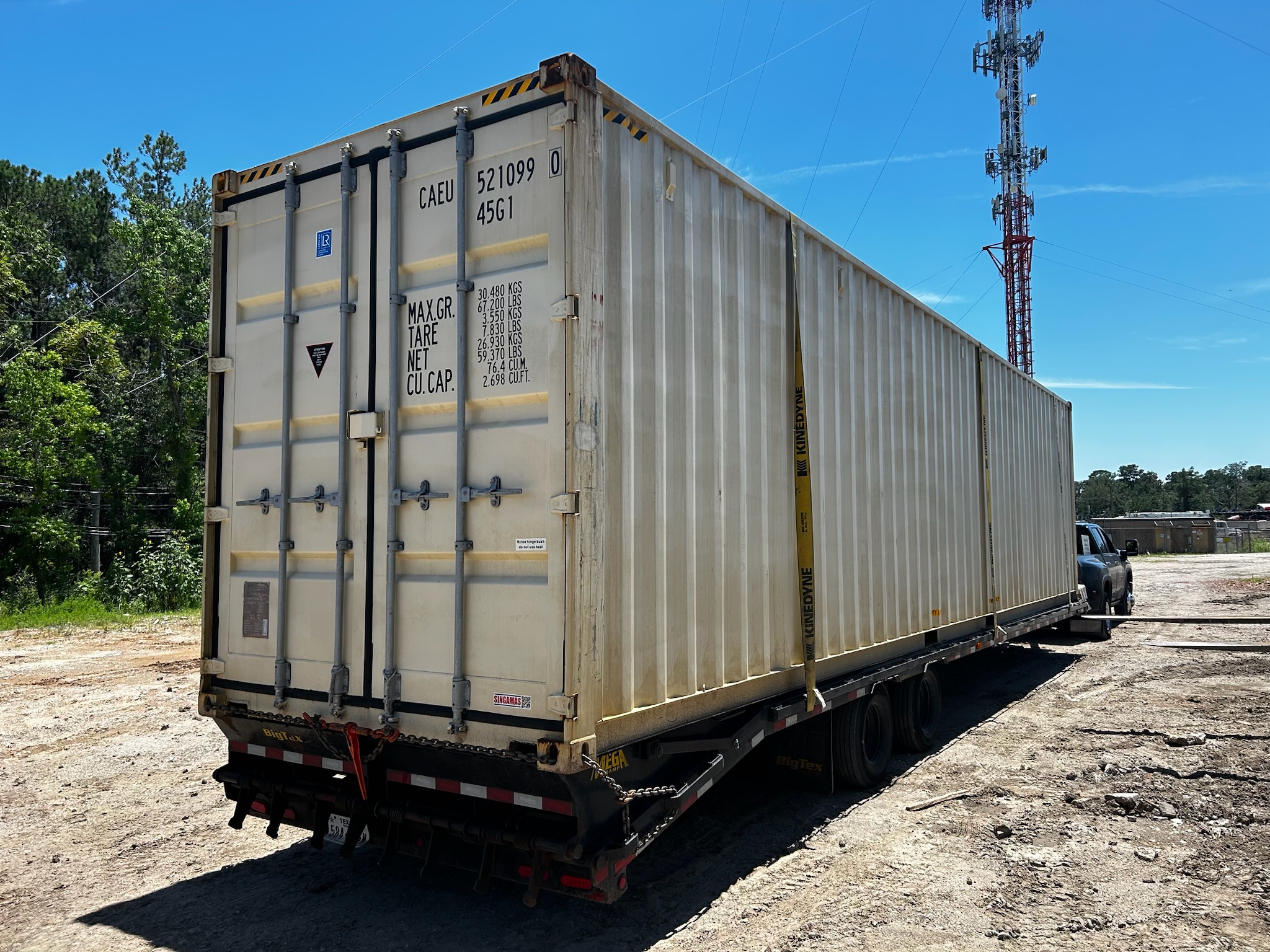 5210990 One-Trip 40’ HC Storage Container - Land Containers