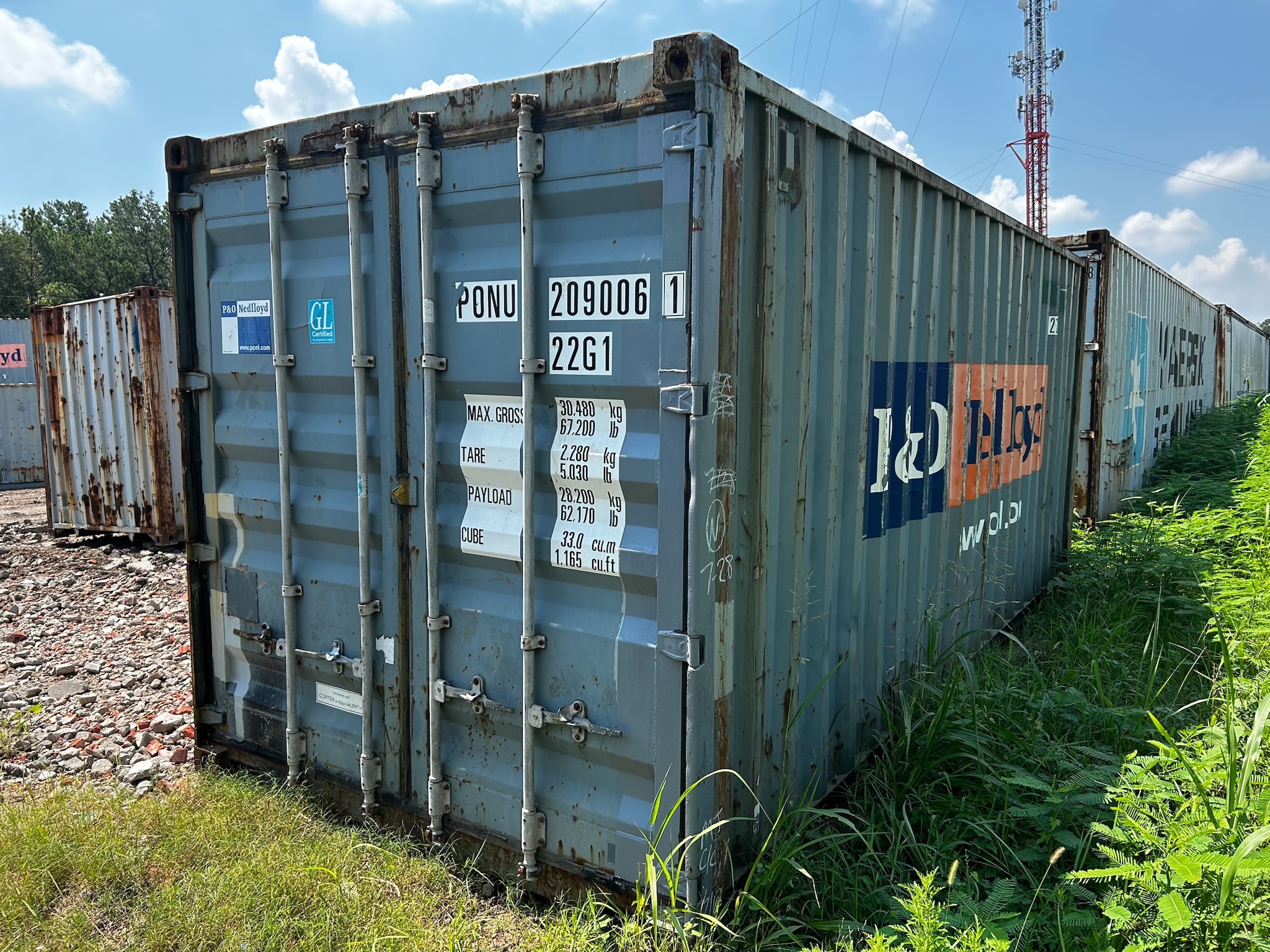 2090061 Used 20’ Storage Container - Land Containers