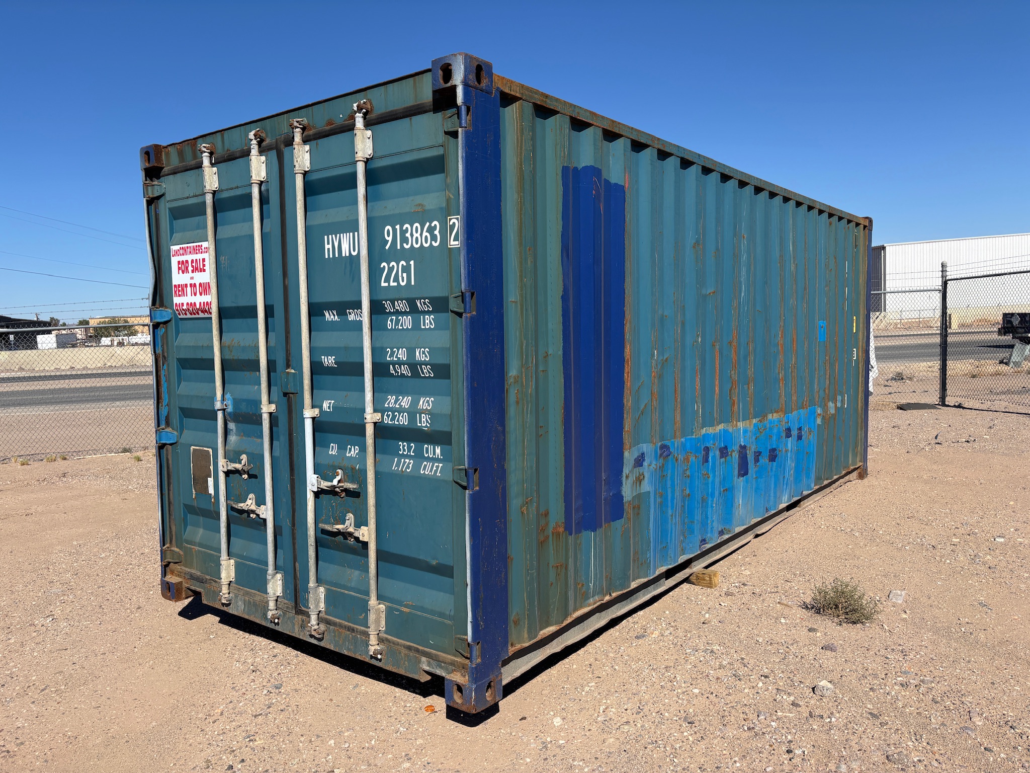 9138632 Used 20’ Storage Container - Land Containers