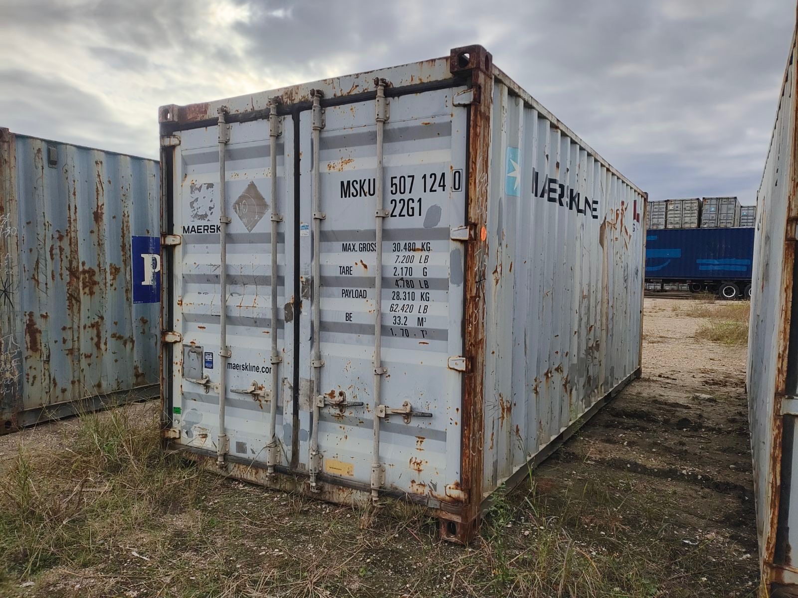 5071240 Used 20’ Storage Container - Land Containers