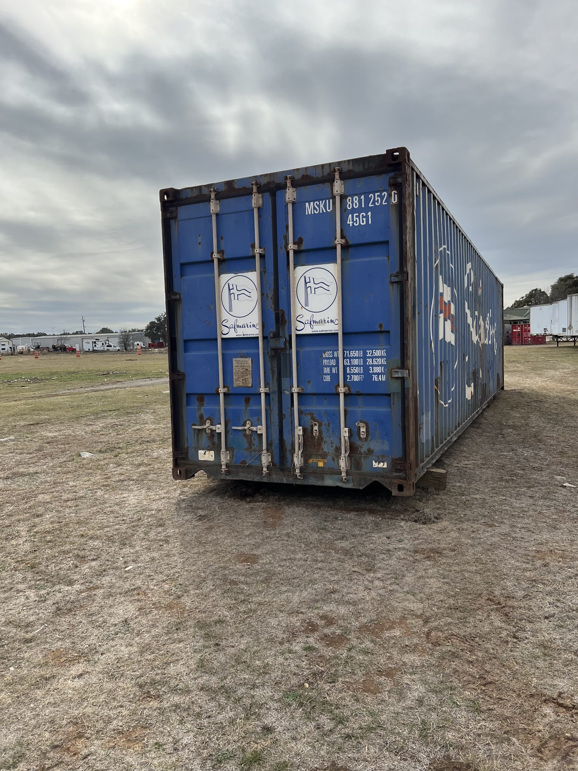 8812520 Used 40’ HC Storage Container - Land Containers