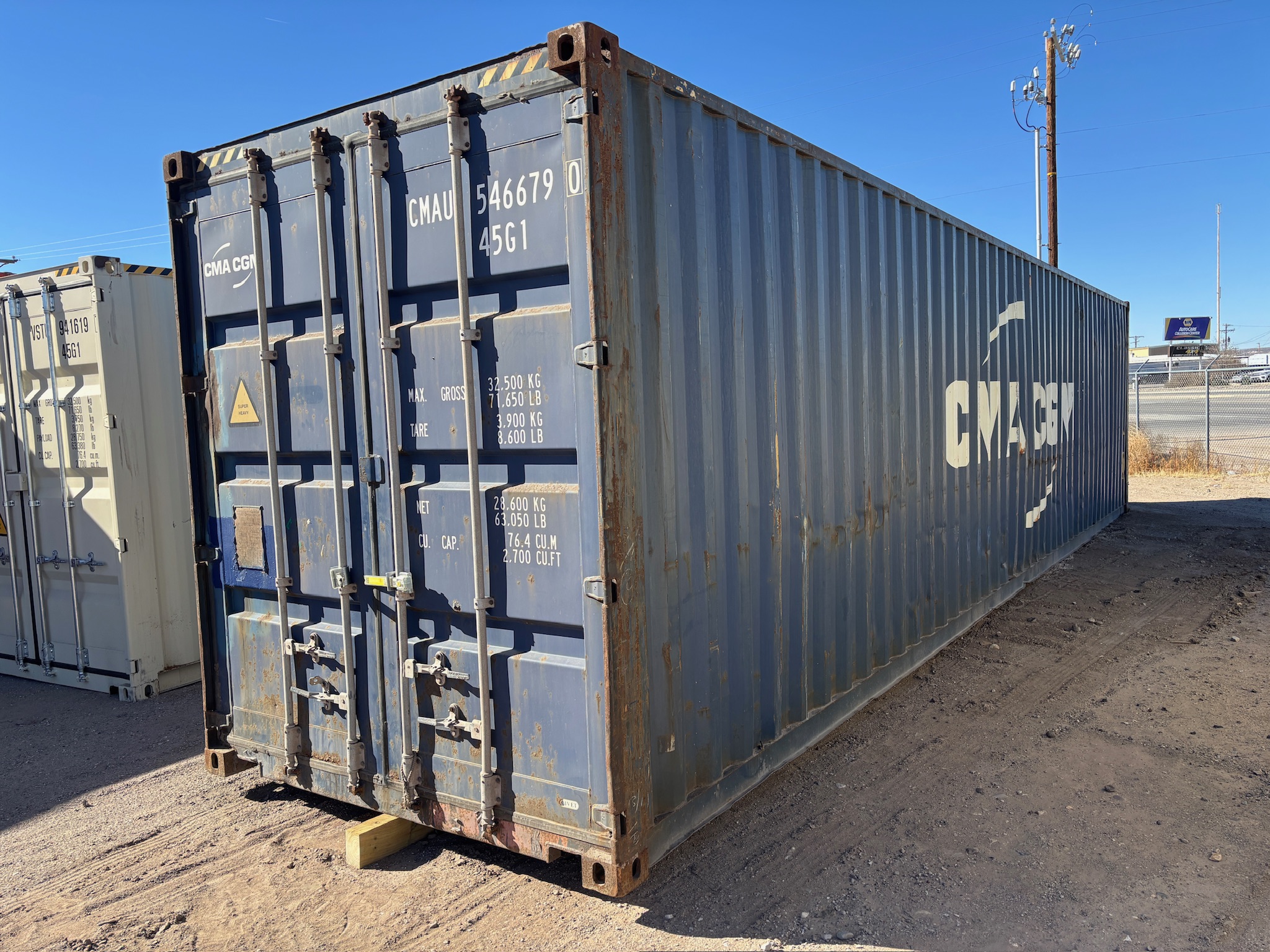 5466790 Used 40’ HC Storage Container - Land Containers