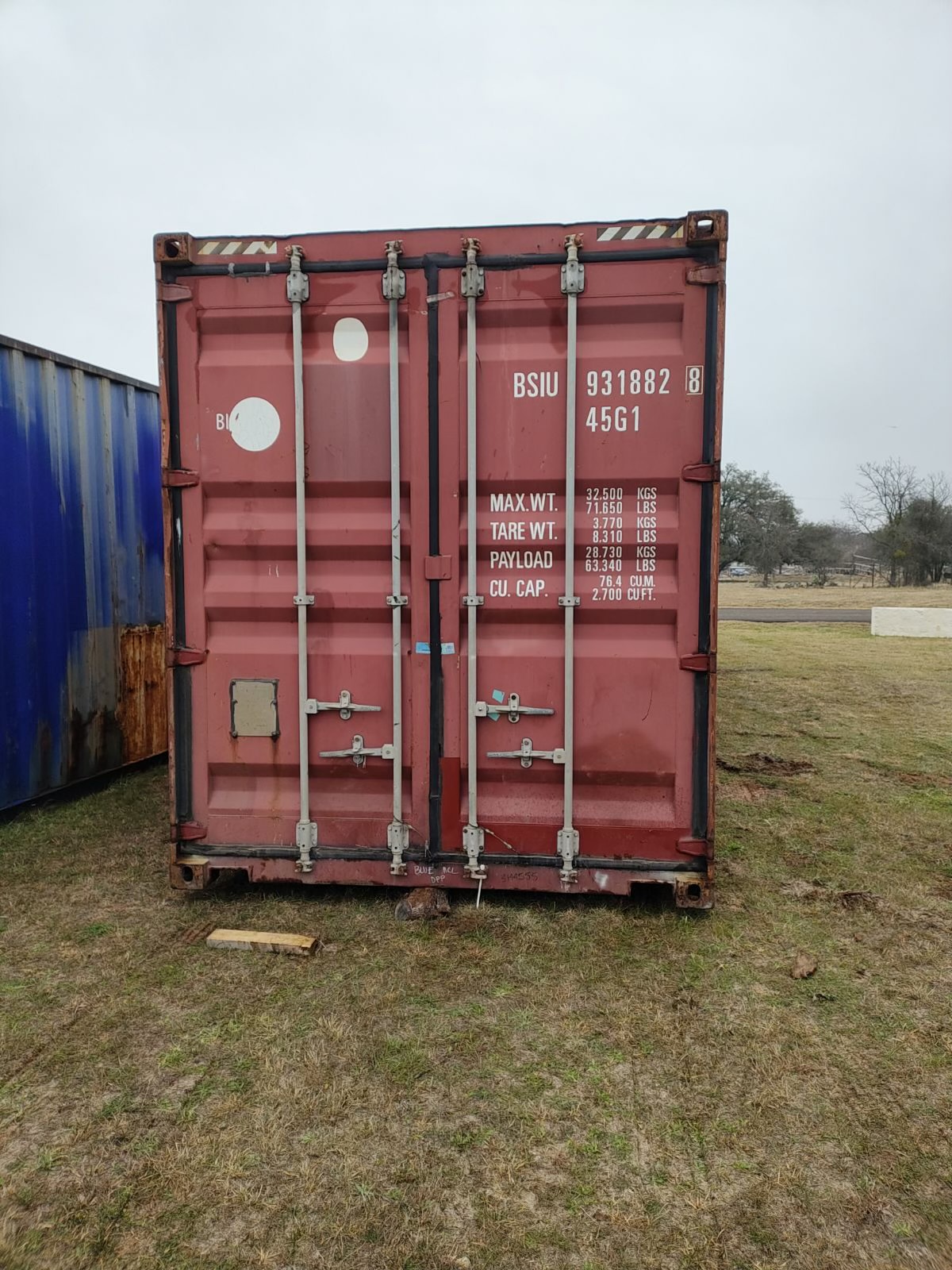 9318828 Used 40’ HC Storage Container - Land Containers